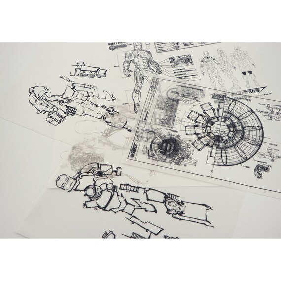 Memorabilia Collectibles Movie Props Replica Iron Man Secret File ...