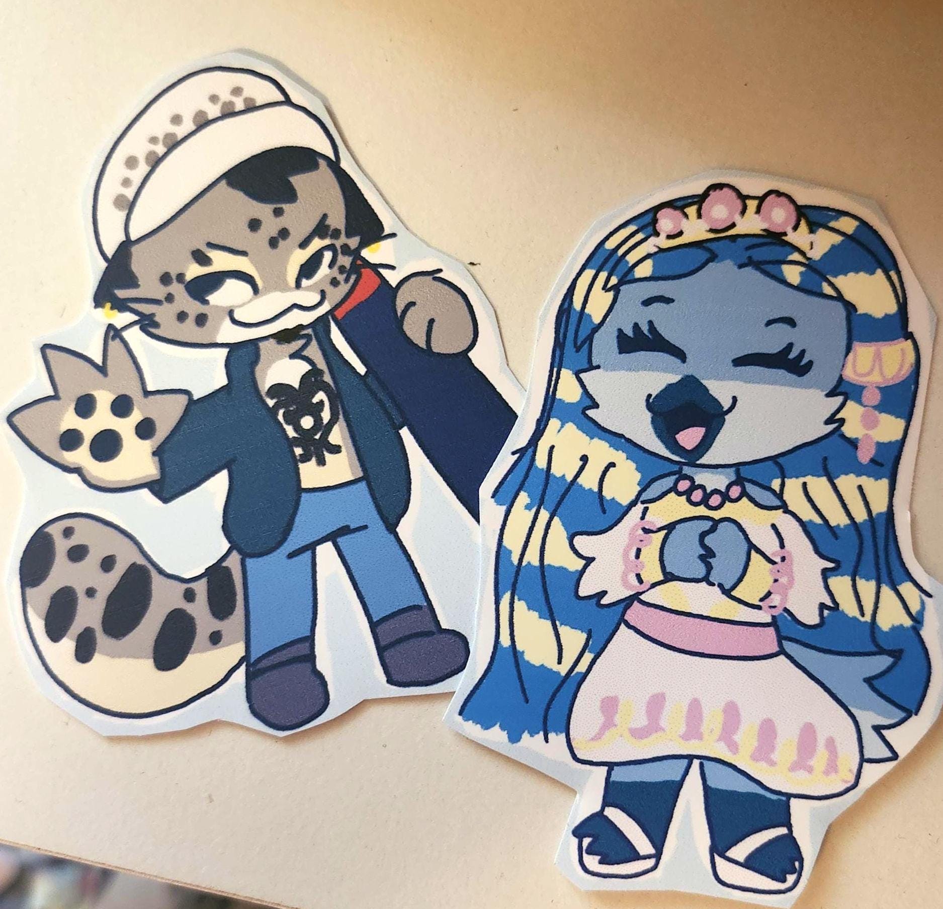 One Piece Animal Style Inspired Collection Vinyl Sticker, Laptop Decal ...