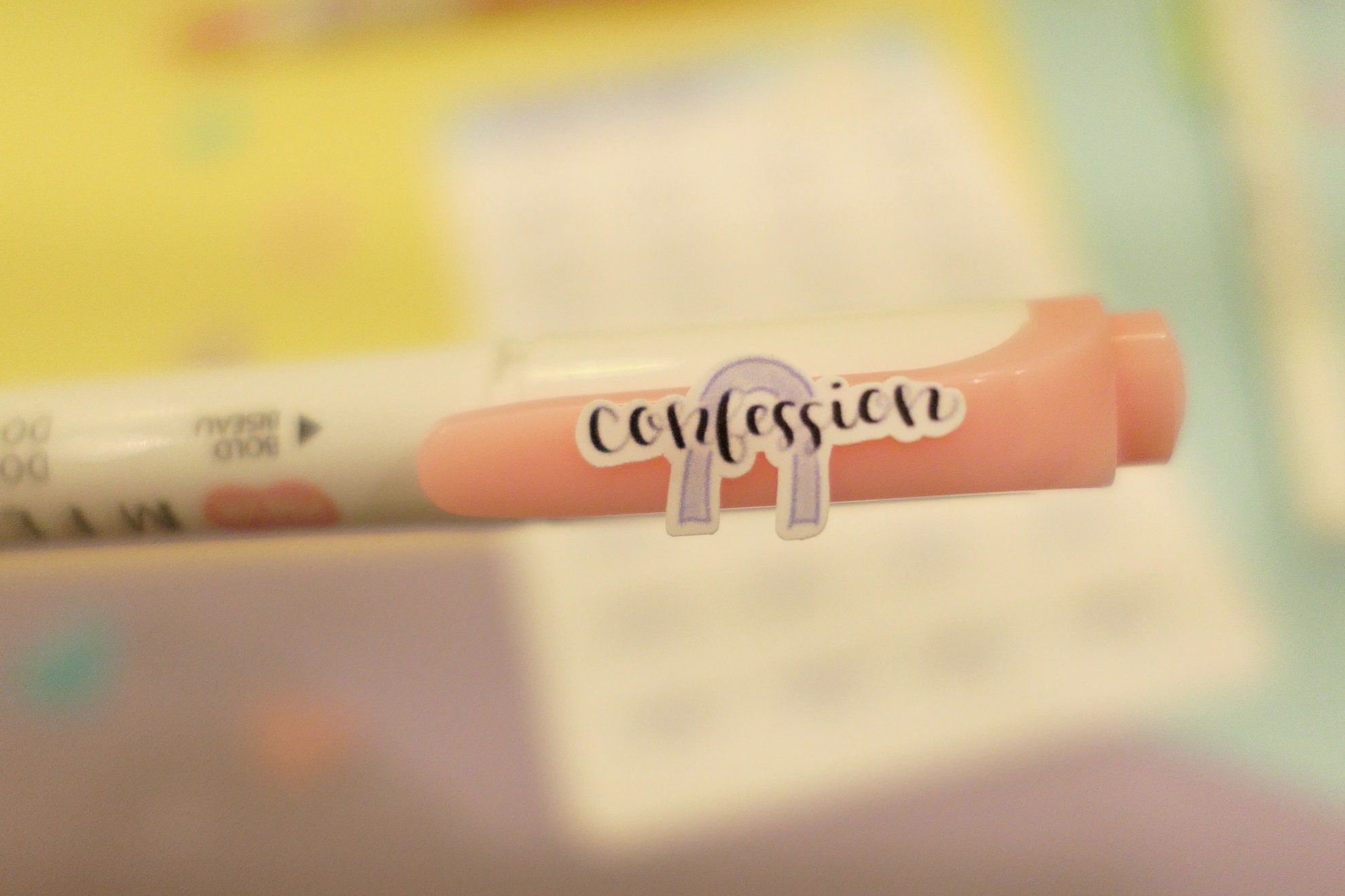 Confession Sticker Sheet Catholic and Christian Planner | Etsy