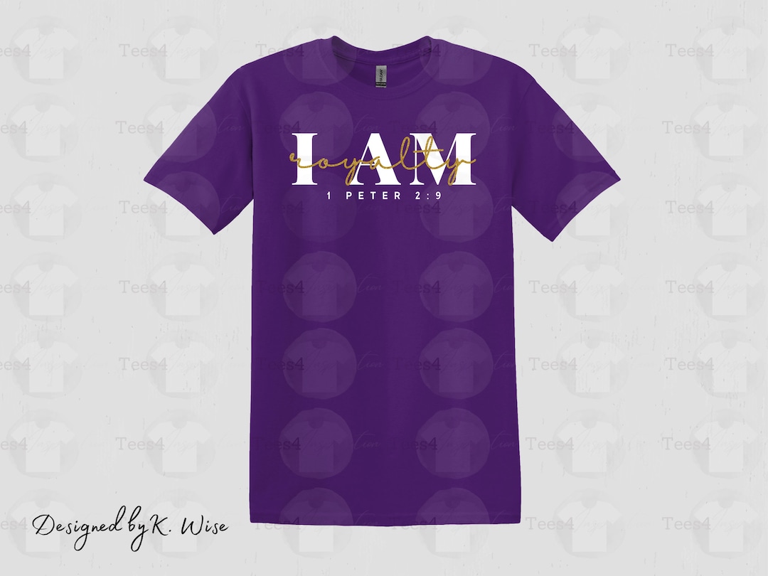 I Am Chosen, I Am Redeemed, I Am Royalty Unisex Christian Message ...