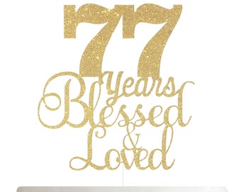 77th Birthday - Etsy