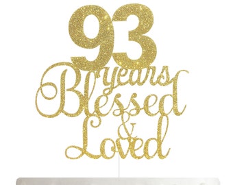 Birthday 93 Years - Etsy