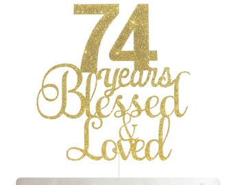 74th Birthday | Etsy