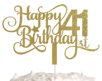 41st Birthday Cake | Etsy