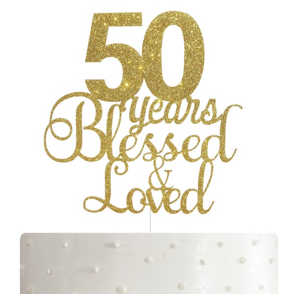 50 Years Blessed - Etsy