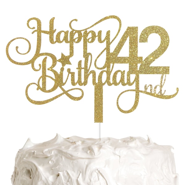 Happy 42nd Birthday - Etsy