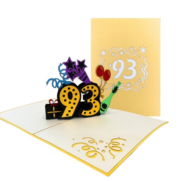 93rd Birthday Card - Etsy