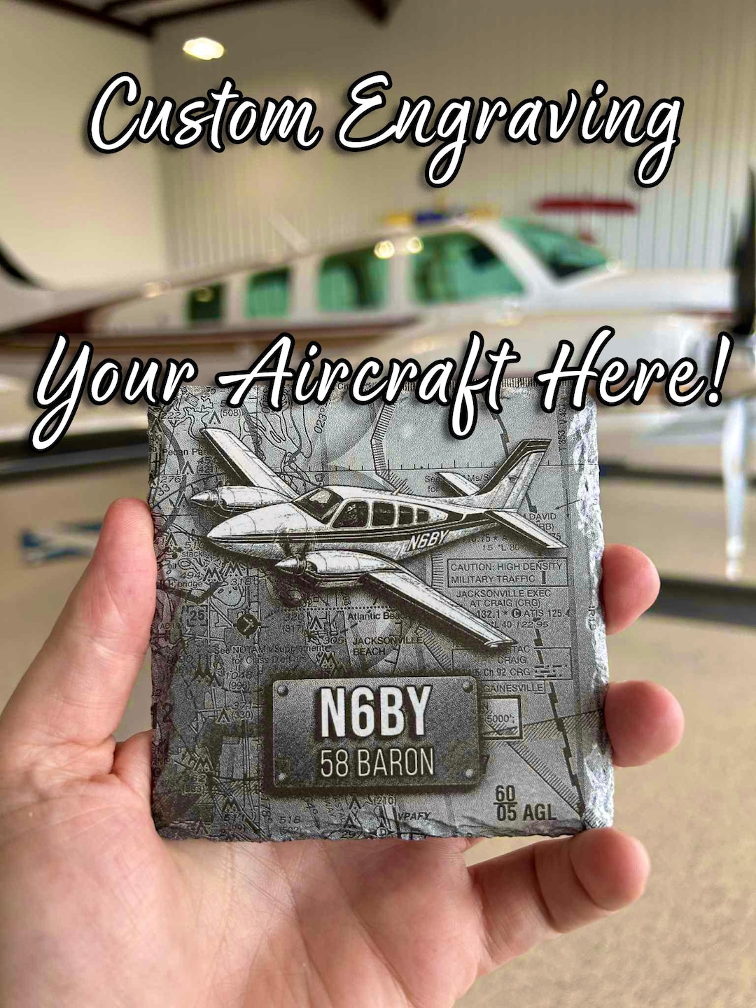 Custom Airplane Coasters – Personalized Pilot Gift – Engraved Aviation ...