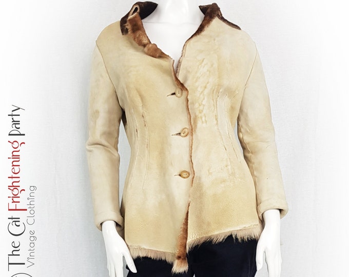 Vintage Nigel Preston & Knight, Sheepskin Jacket, Size S/10-12 Soft ...