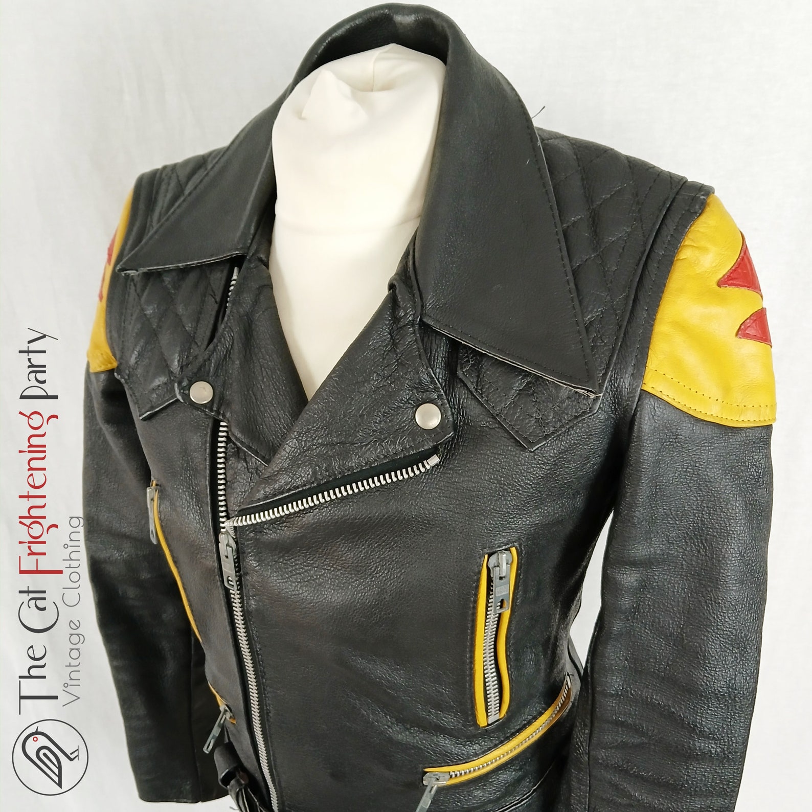 Vintage Rare 1960s Eagle Leathers, Made in England, Leather Motorcycle ...