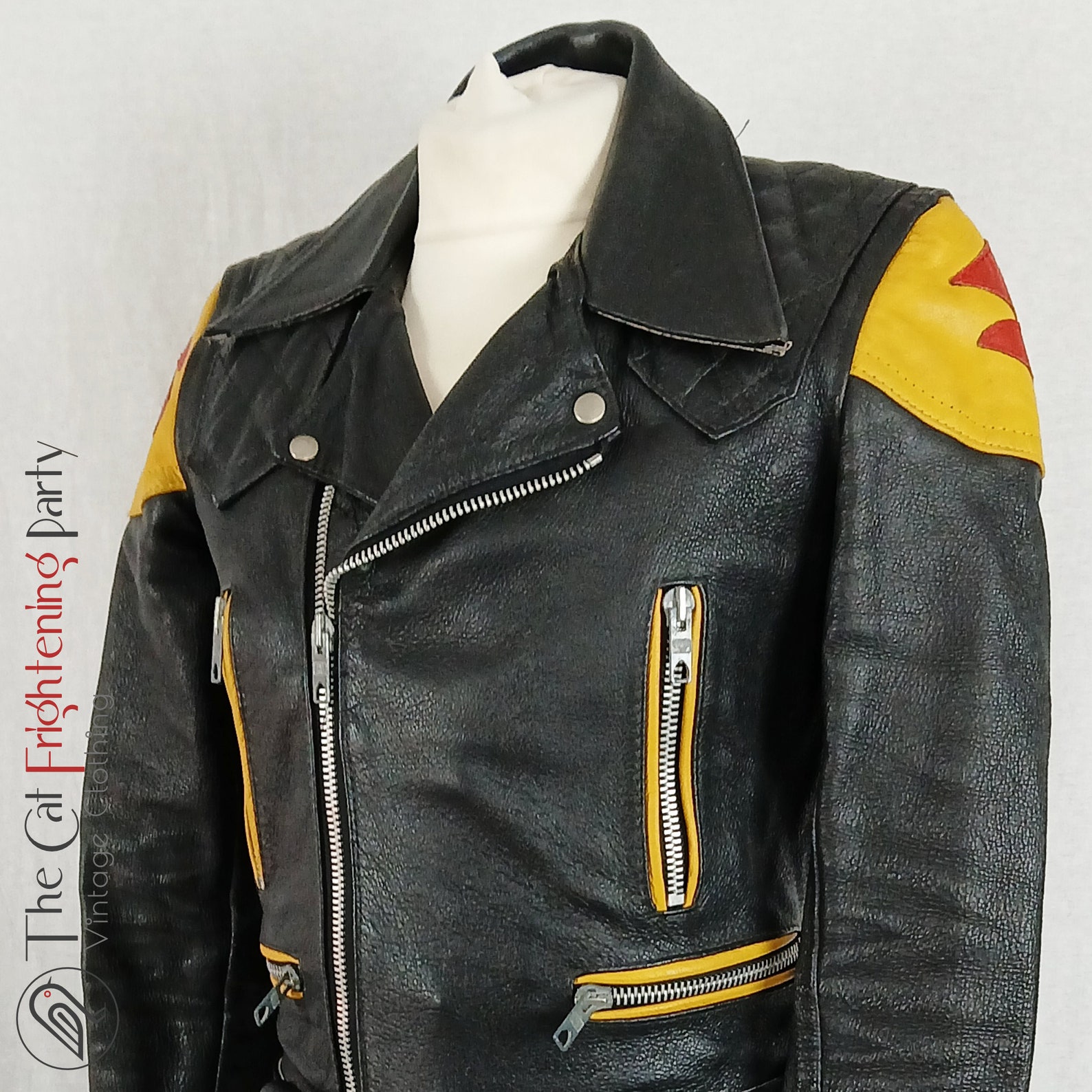 Vintage Rare 1960s Eagle Leathers, Made in England, Leather Motorcycle ...