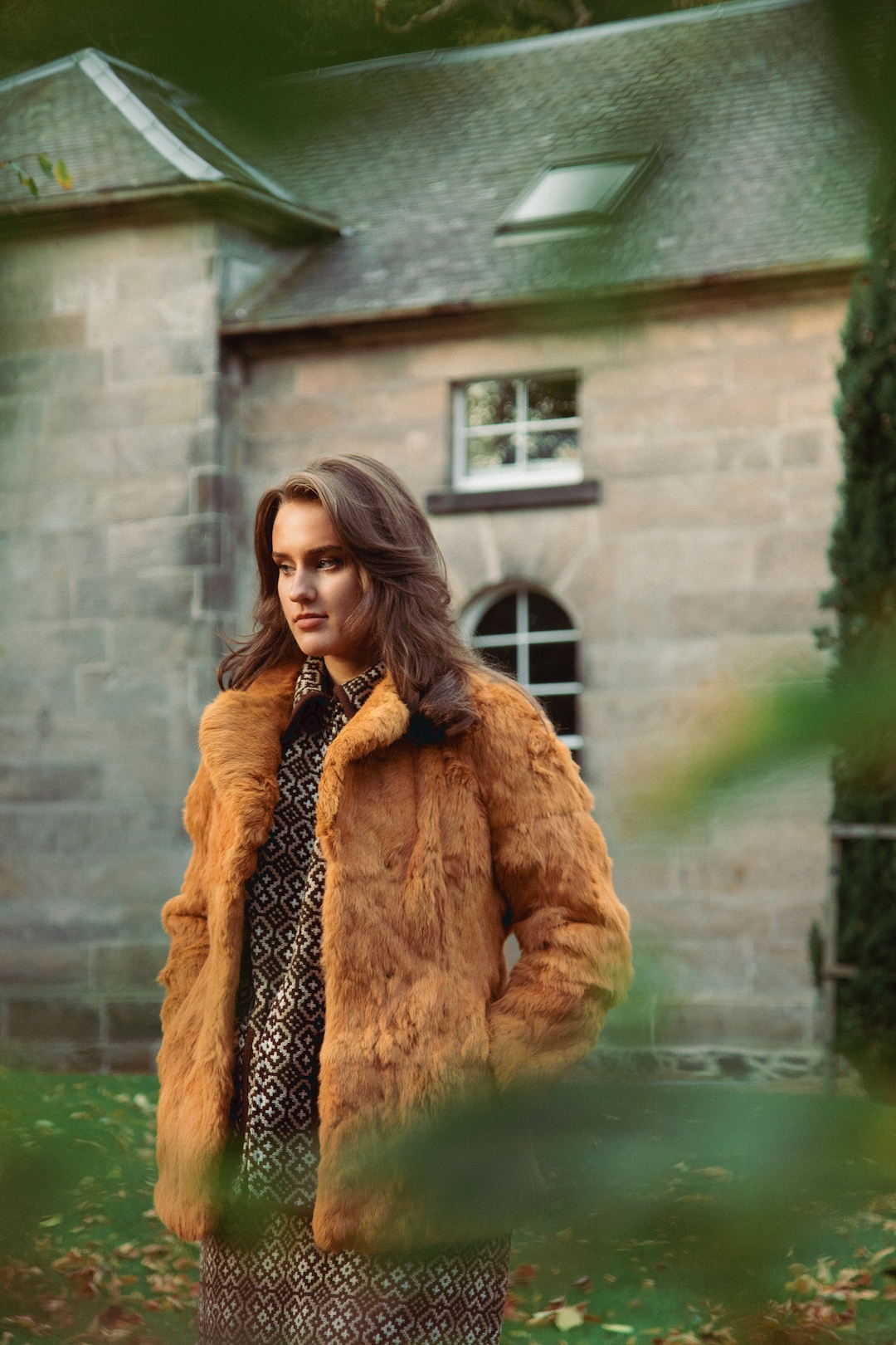 Vintage Genuine Real Fur Coat Size 38/UK 10/US 6 Ginger Copper Red Fox ...