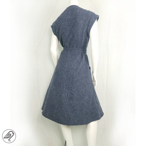 Vintage Samuel Sherman 1960s/1970s Tweed Dress Size 1… - Gem