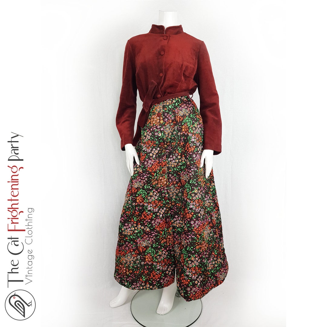Vintage Housecoat, 1970s St Michael, Quilted Robe, Size 14 (vtg 18 ...