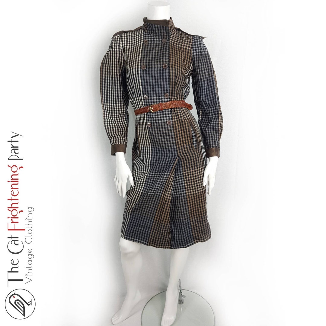 Vintage 80s, Fink Modell Dress, Size 10, Pure Wool, Utilitarian ...