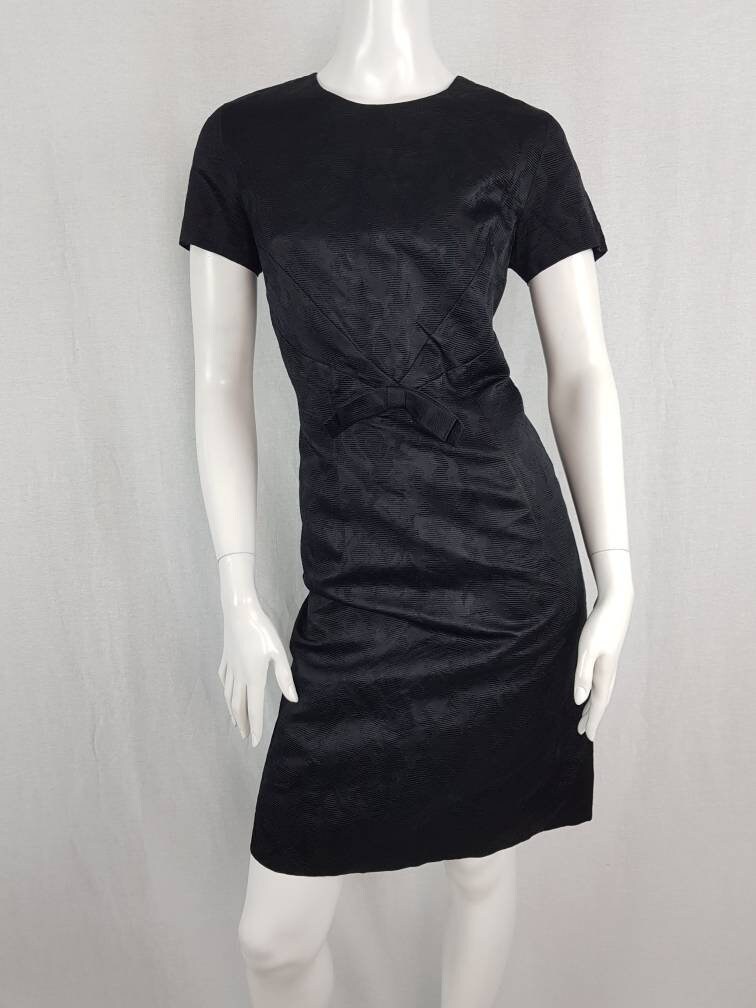True Vintage 60s Black Dress Handmade Size 12 Lbd Party - Etsy UK