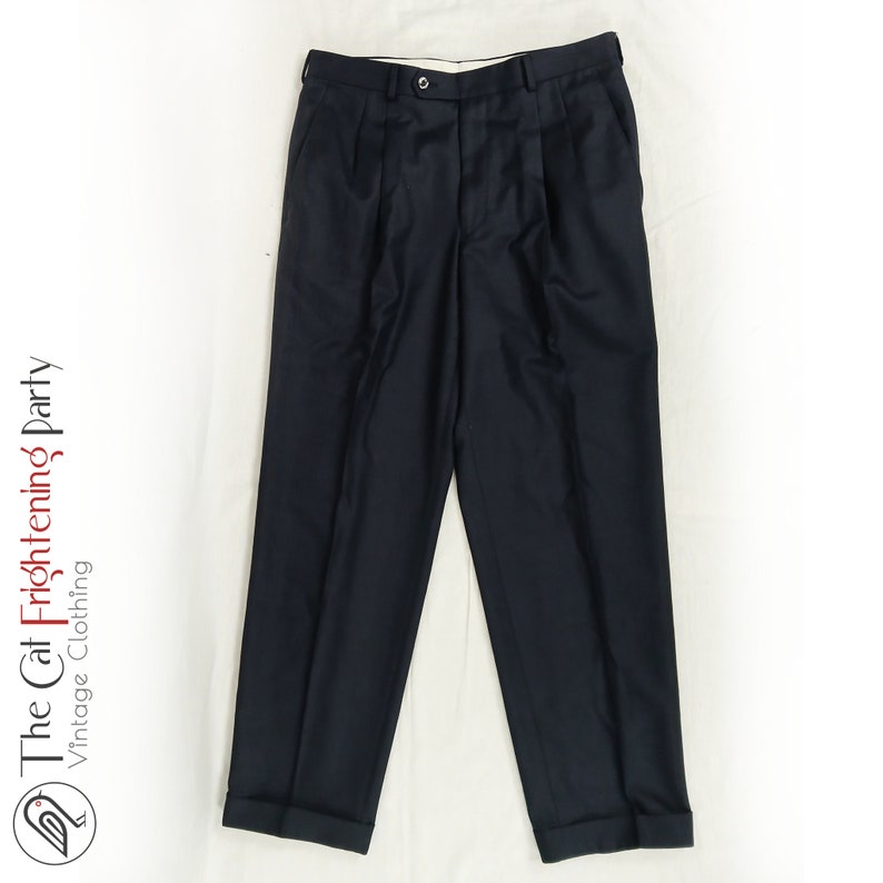DAKS Signature Suit, Mens Vintage Suits, Chest 38, Waist 32 Navy Blue ...