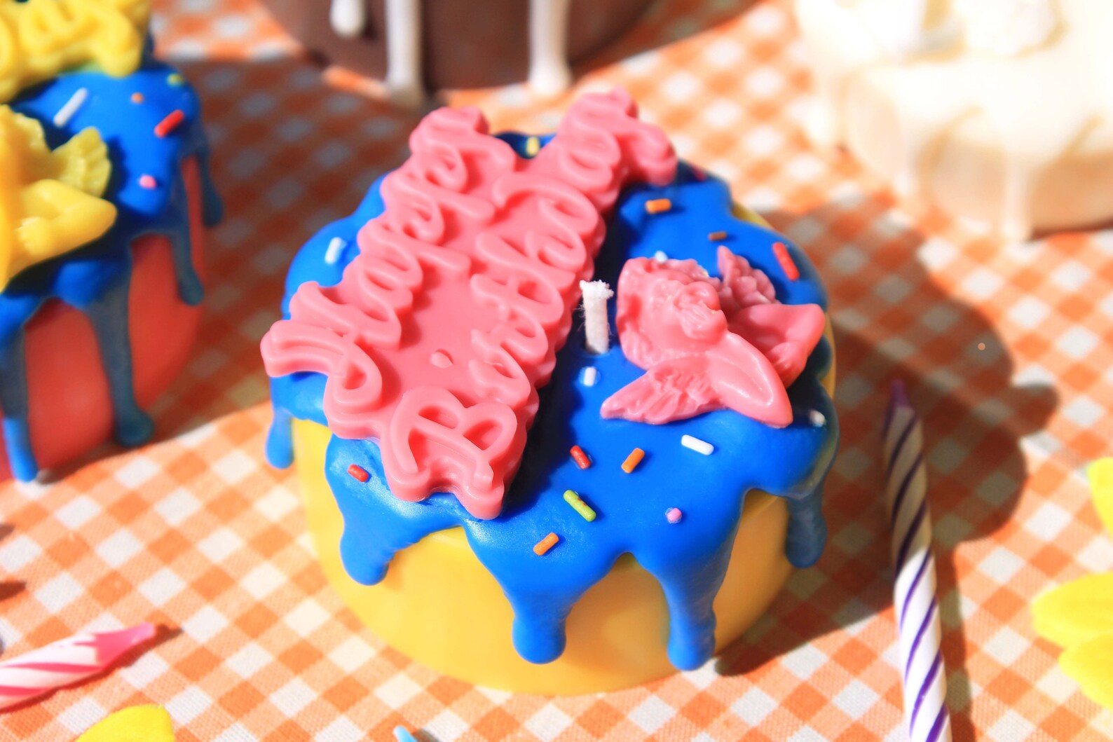 Birthday Mini Cake Candles, Vintage Unique Vivid Soy Scented Dessert ...