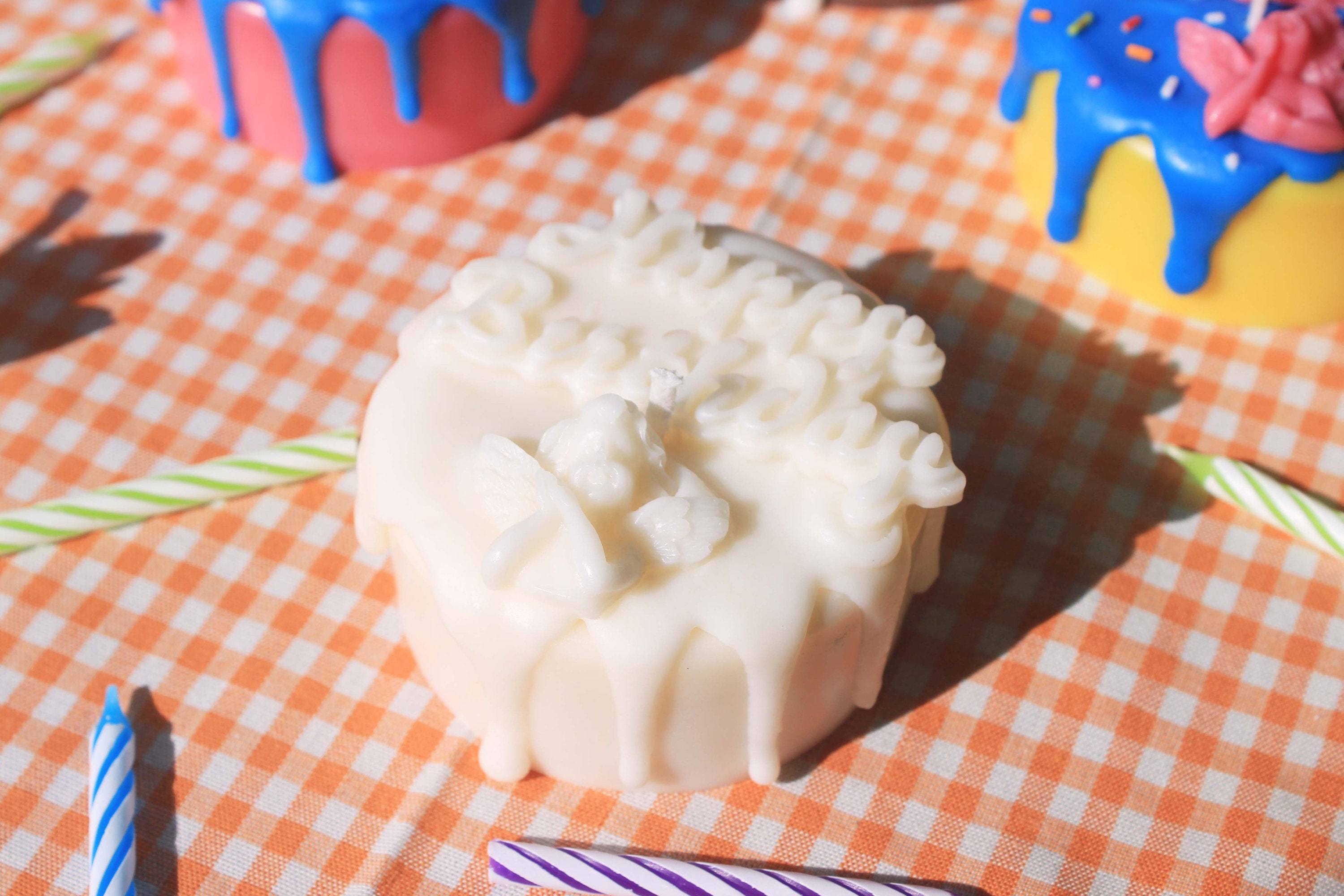 Birthday Mini Cake Candles, Vintage Unique Vivid Soy Scented Dessert ...