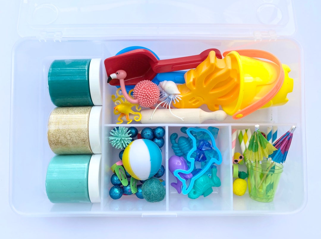 Deluxe Beach Play Dough Kit, Ocean Play Dough Kit, Beach Toy, Beach ...
