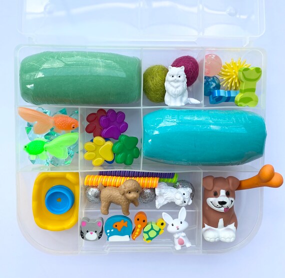 Pets Play Dough Kit Animal Sensory Kit Animal Toy Kid Dog - Etsy
