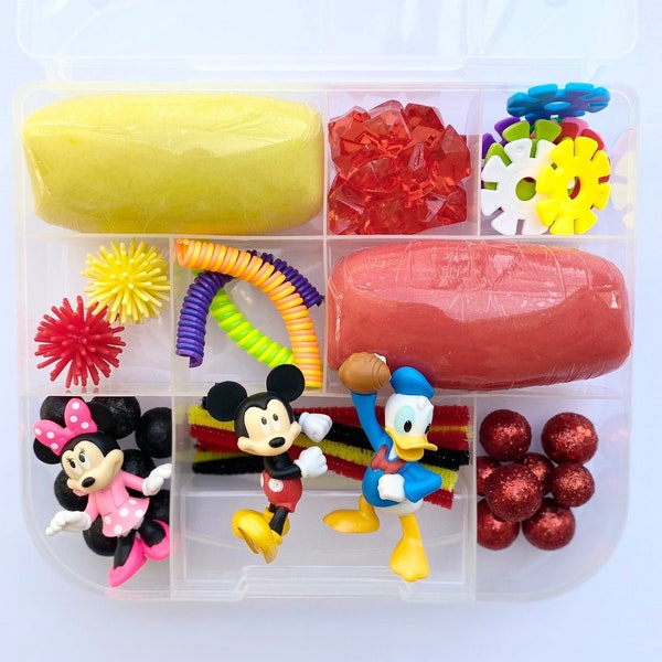 Mickey Playdough Sensory Kit - Etsy