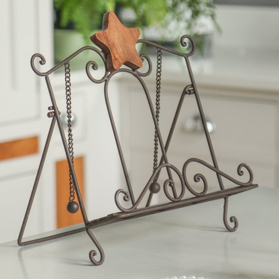 Wrought Iron Cookbook Holder