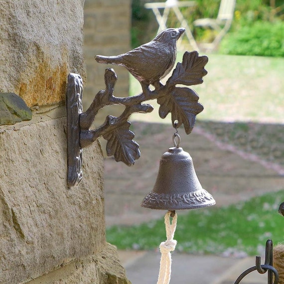 Door Bell Cast Iron Vintage Style Wall Mounted Bracket Door - Etsy UK