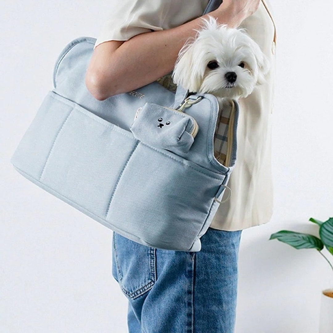 Puppy Shoulder Bag for Dog Mom Pet Carrier Bag Dog Lover - Etsy