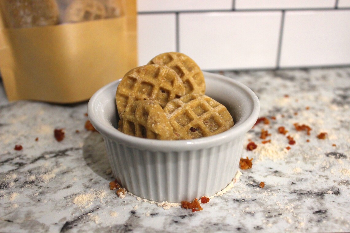 SAMPLE Maple Bacon Dog Woofles - Etsy