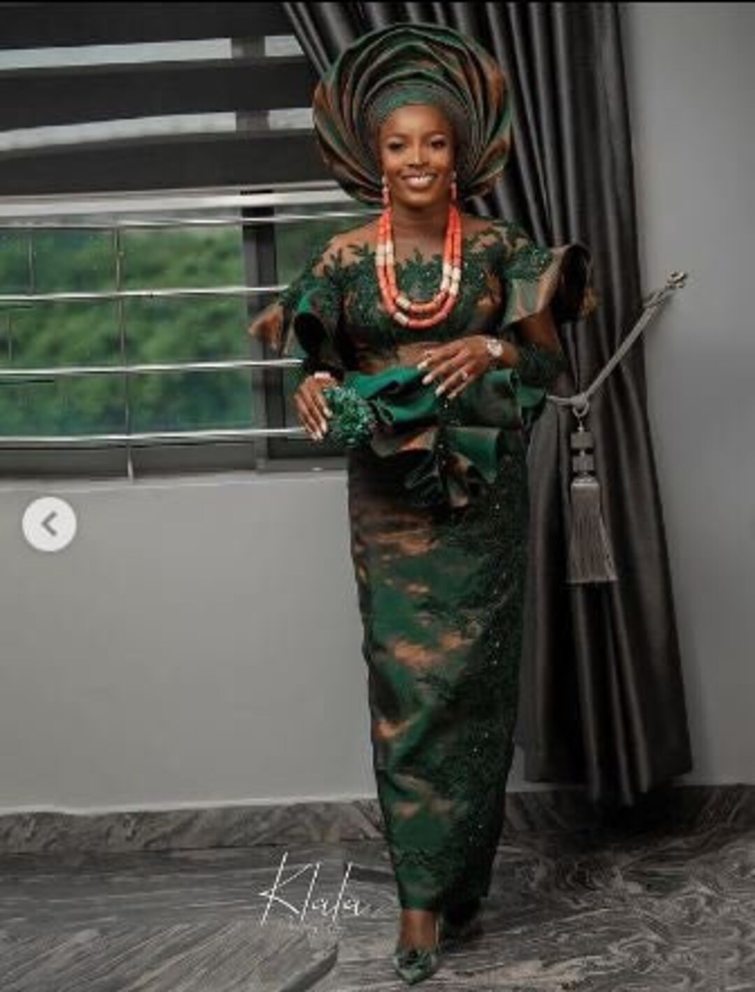 African Brides Traditional Outfit, Nigerian Brides Traditional Outfit ...