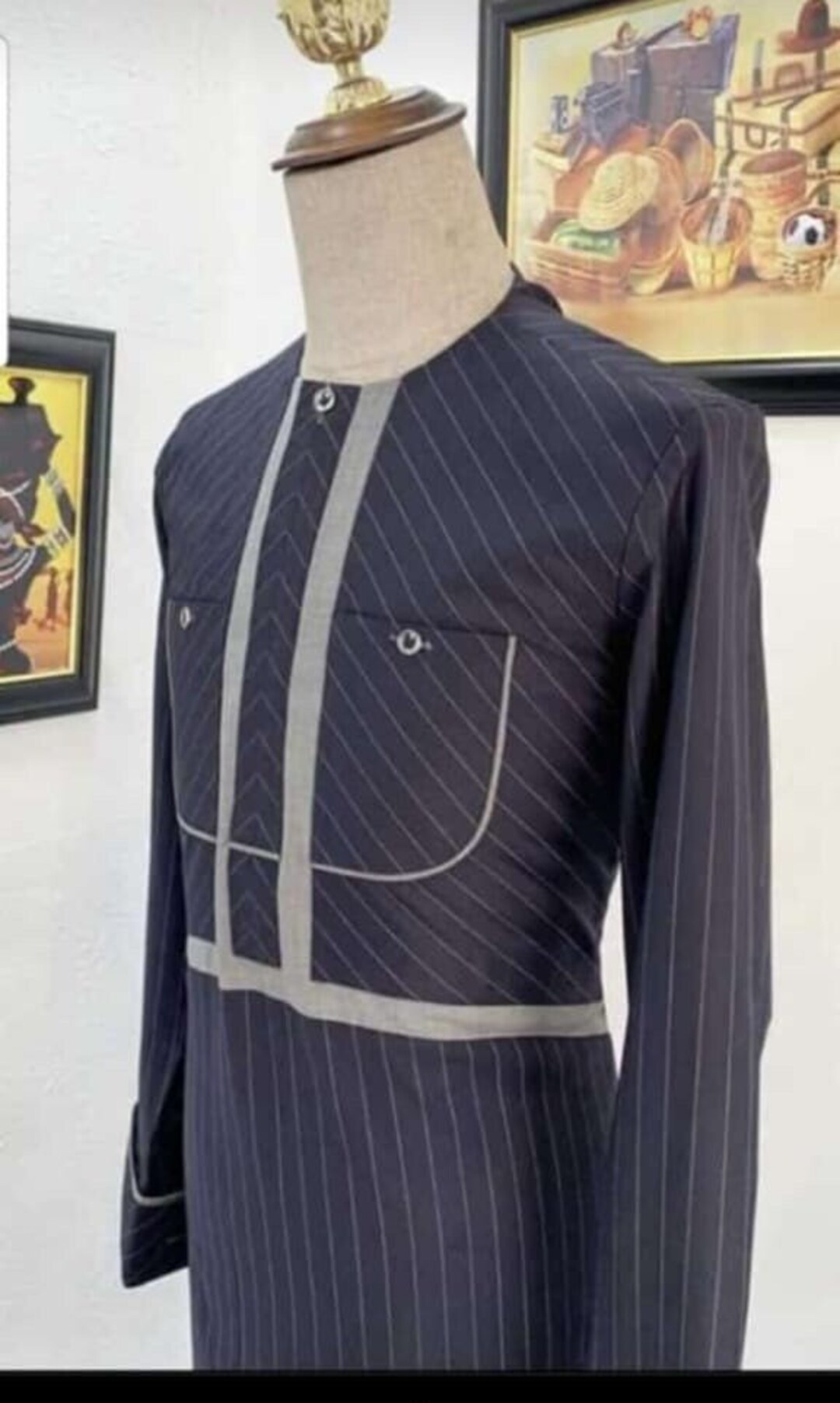 Bespoke African Suit, African Wedding Suit, Men's Wears, African Men's ...