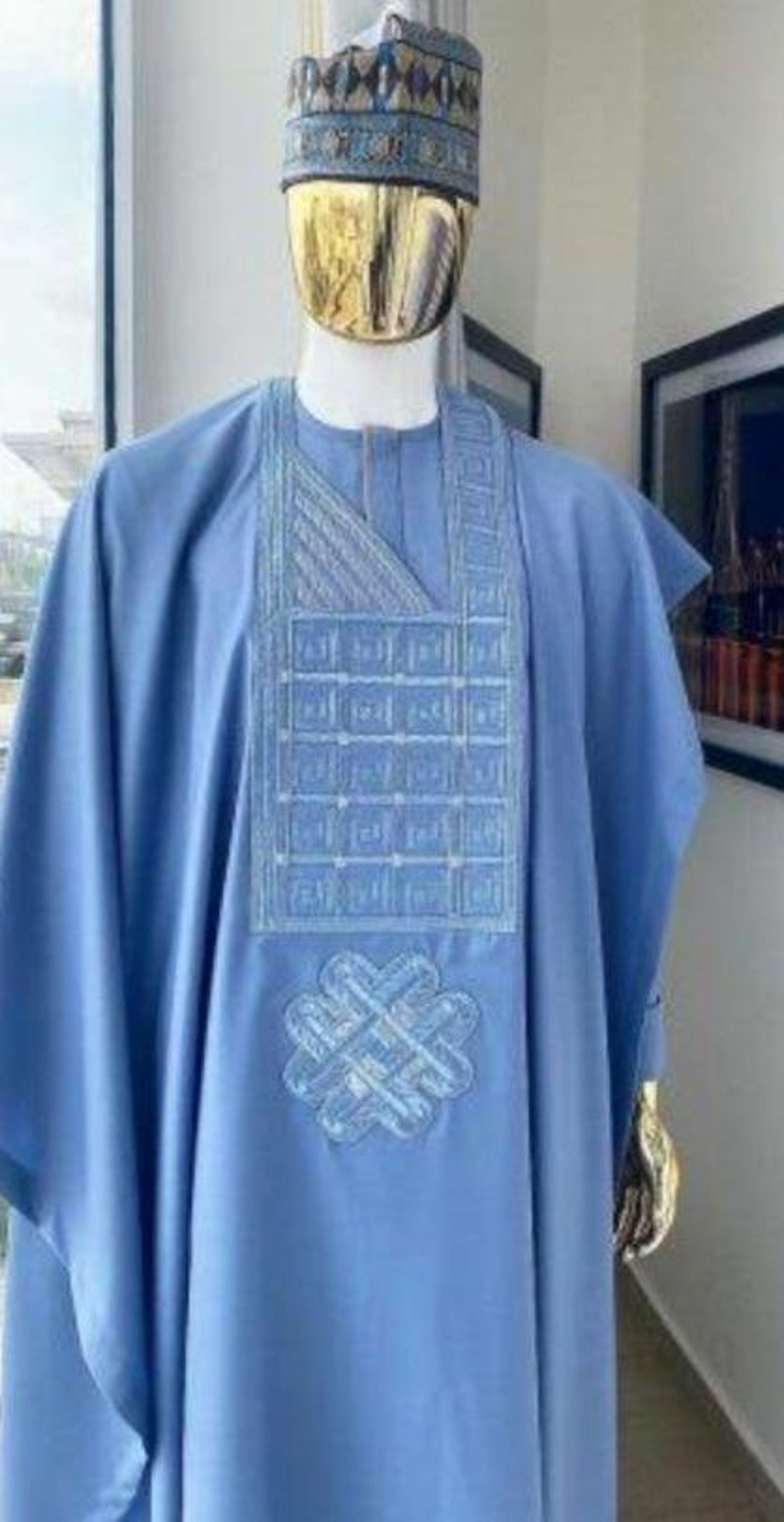Luxury Agbada Men Outfit, Groom Agbada, Outfit, African Wedding Agada Outfit, Traditional ...