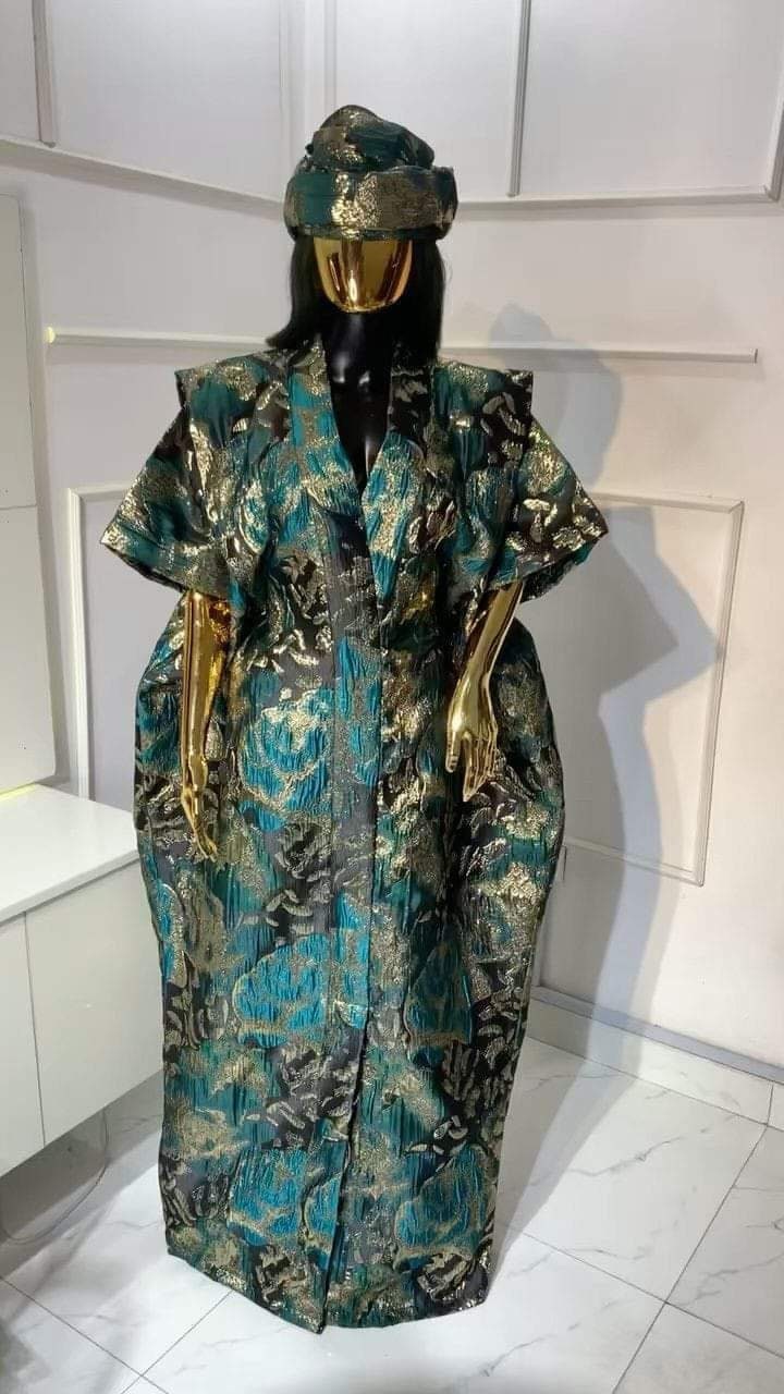 Trending Bubu Outfit, African Women Outfit, Prom Brocade Dress, Brocade ...