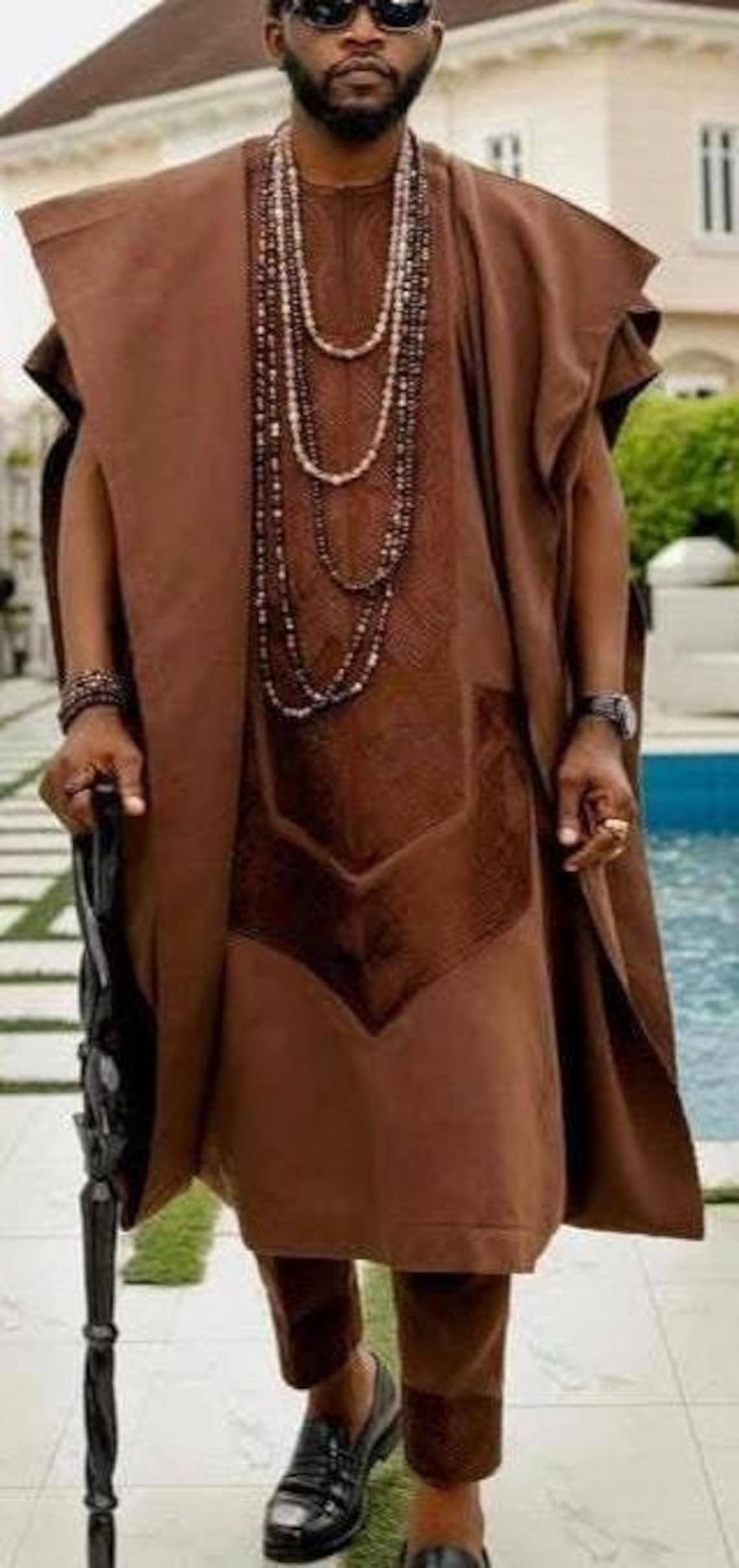 Luxury Agbada Men Outfit, Groom Agbada, Outfit, African Wedding Agada ...
