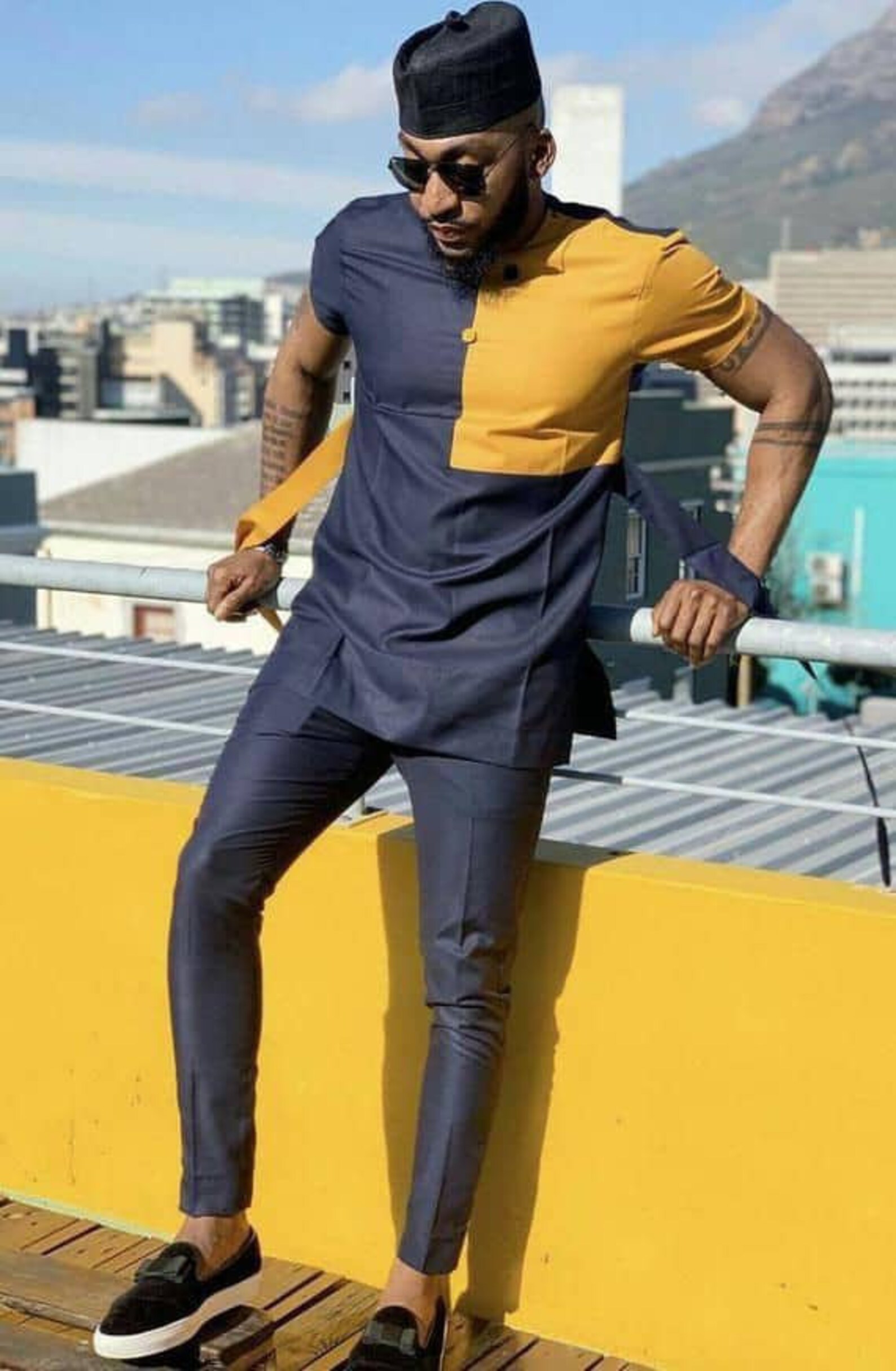 African Men's Clothing; African Men Outfit; African Attire, African Men ...