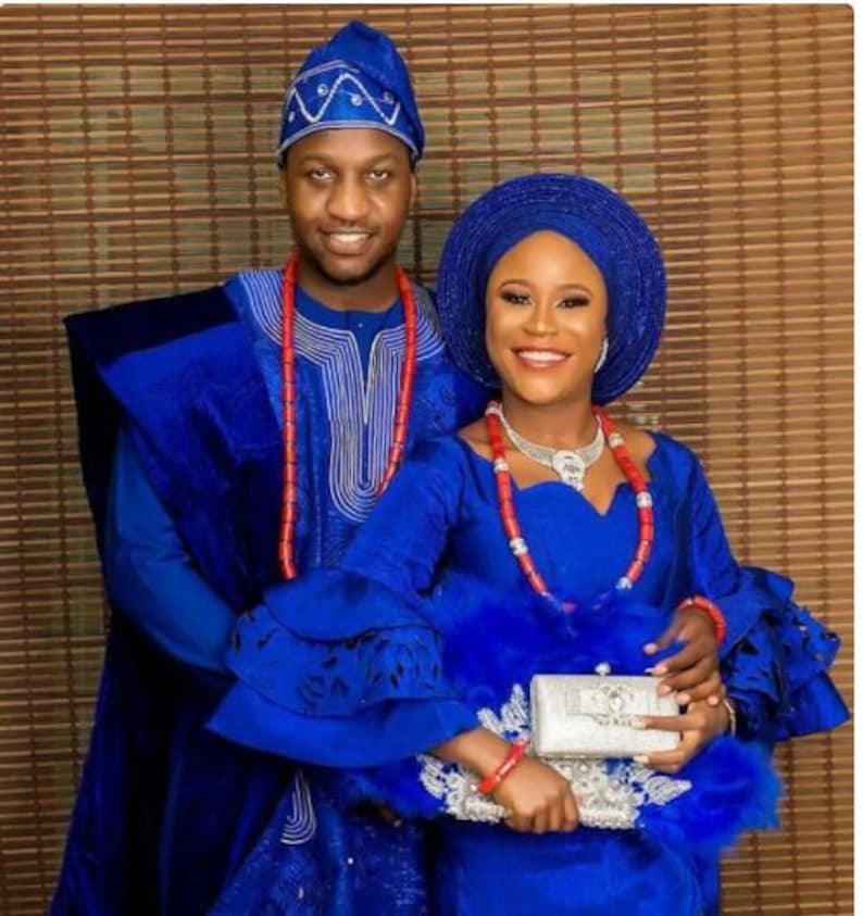 African Traditional Wedding Outfit, Nigeria Couples Outfit, Africa ...