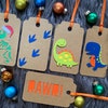 Dino-mite Christmas Gift Tags. Printable Dinosaur Christmas Gift Tags ...