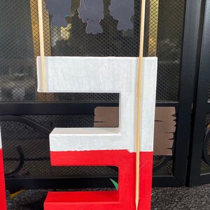 The Big ONE Letters, Ofishally One, Cake Smash Letters, Photo Prop ...