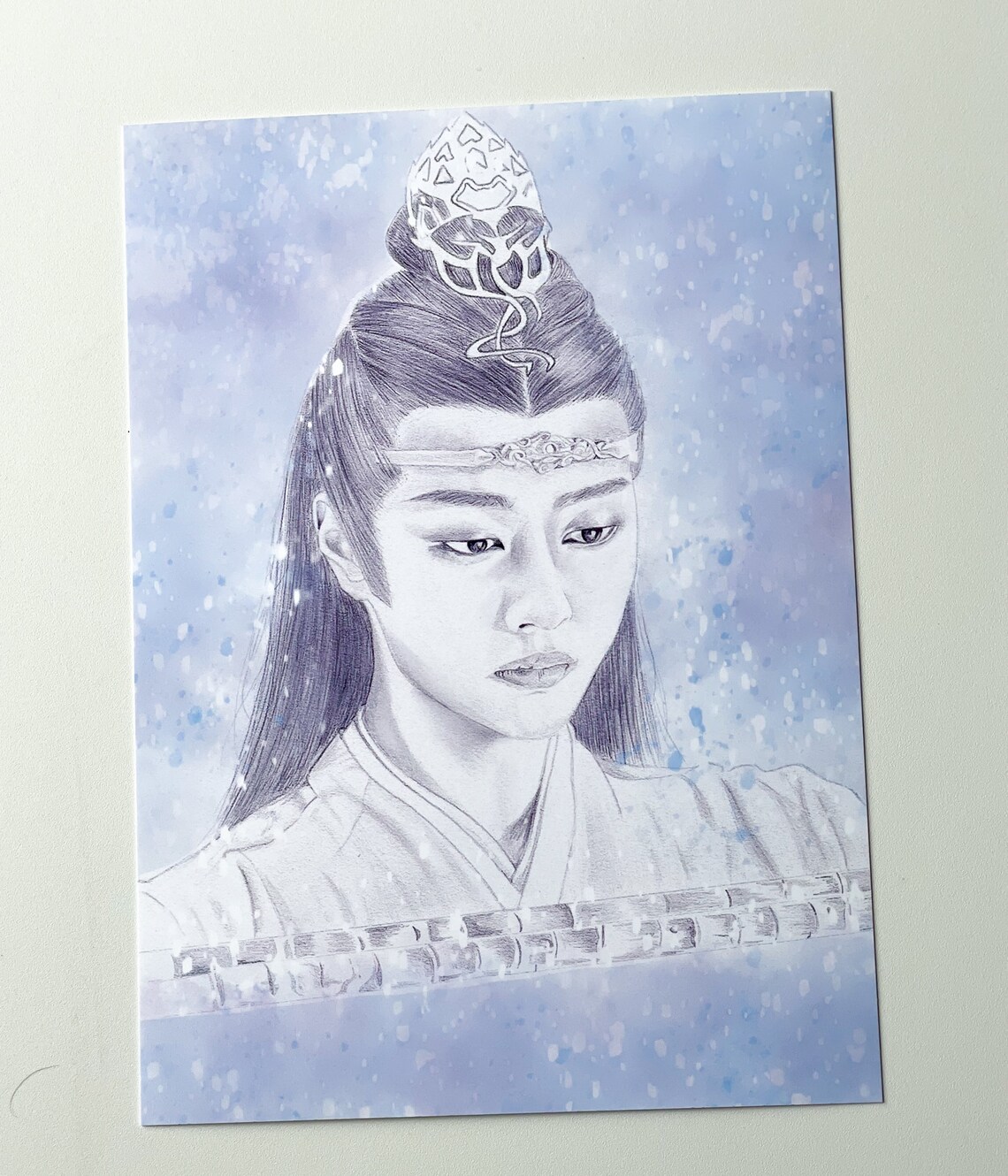 The Untamed Drawing Art Print Lan Zhan/wei Wuxian Art Print - Etsy Israel