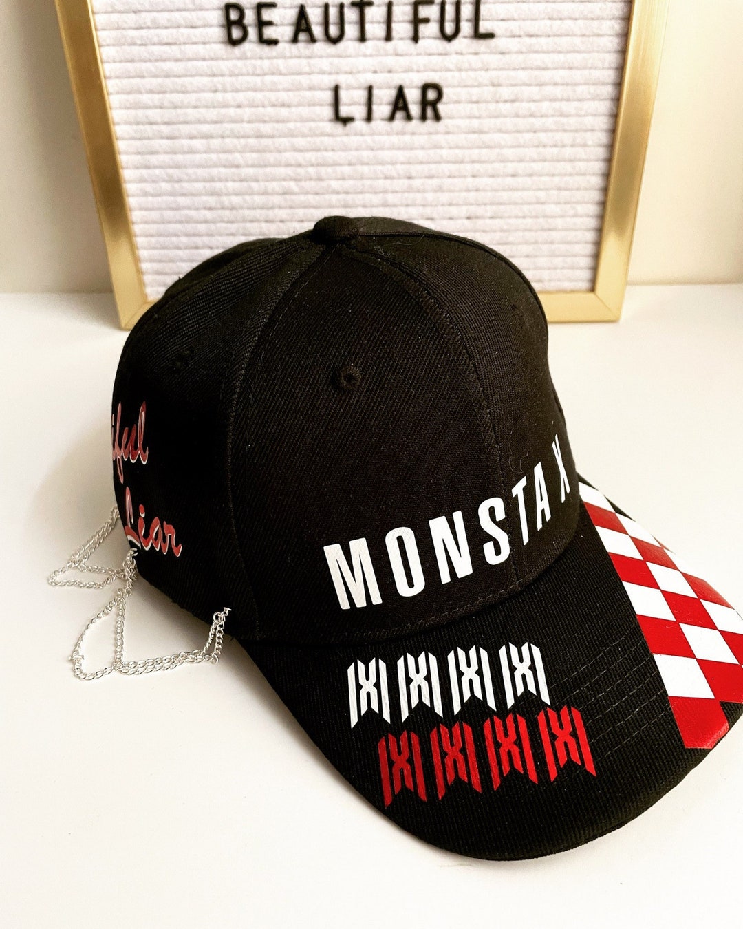 Monsta X Beautiful Liar Inspired Baseball Hat, Monsta X Hat, Cute Kpop ...