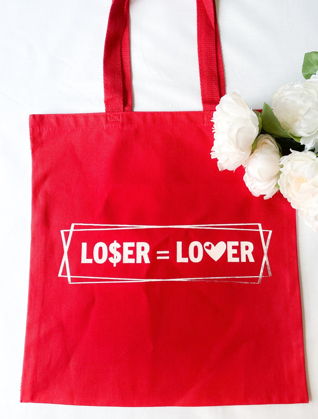Loser=lover Tote Bag, TXT Tote Bag, Kawaii Tote Bag, Cute Accessory ...