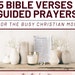 15 Bible Verses and Guided Prayers for the Busy Christian Mom - Etsy