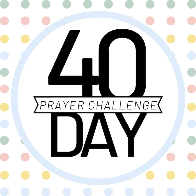 40 Day Prayer Challenge Workbook - Etsy