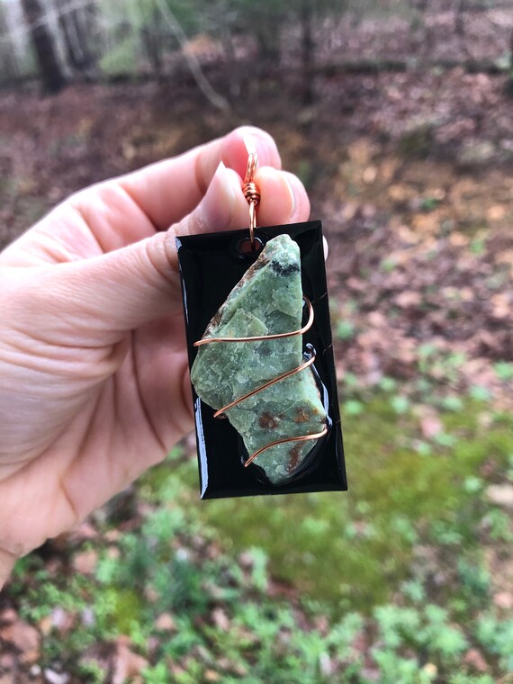 Orgonite Pendant With High Vibrational Mixture of Crushed | Etsy