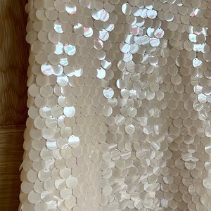 Handmade Heavily Embellished Disc Sequin Sheer Mesh Dress - Etsy