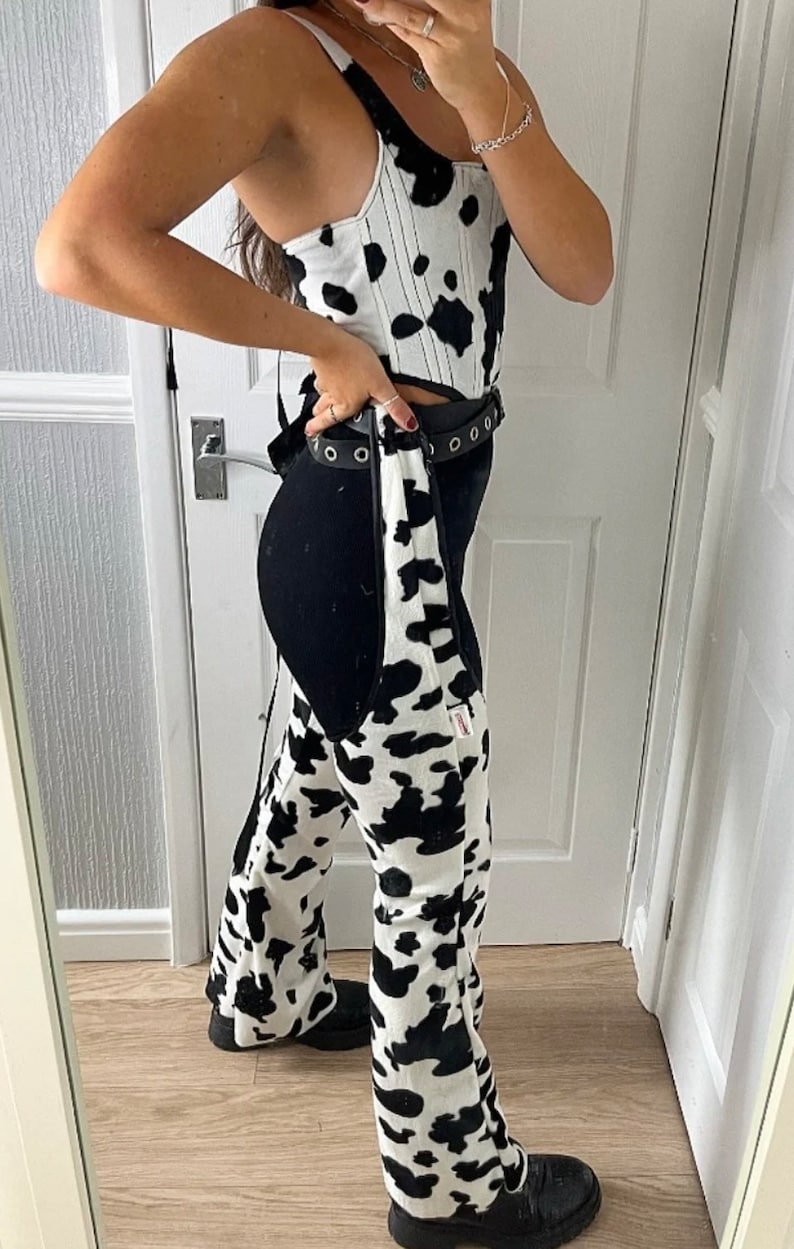 Multiple Prints Cut Out Cowgirl Chaps - Etsy