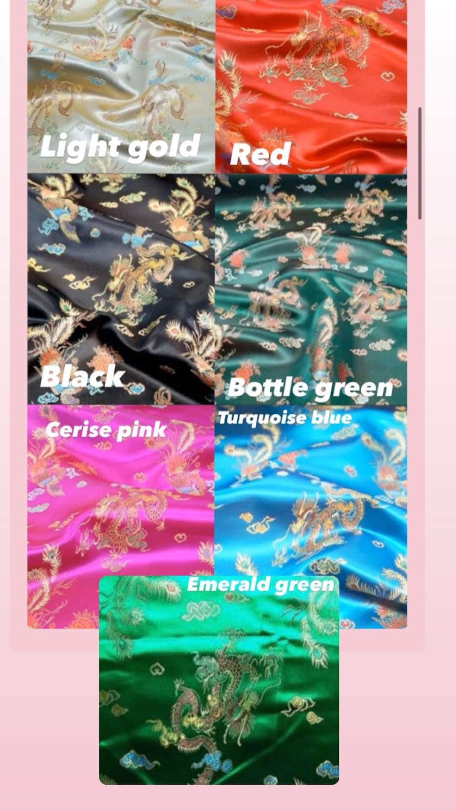 Multiple Colours Handmade Chinese Dragon Brocade Reversible - Etsy