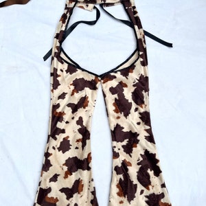 Multiple Prints* Cut Out Cowgirl Chaps With Matching Fabric Belt - Etsy