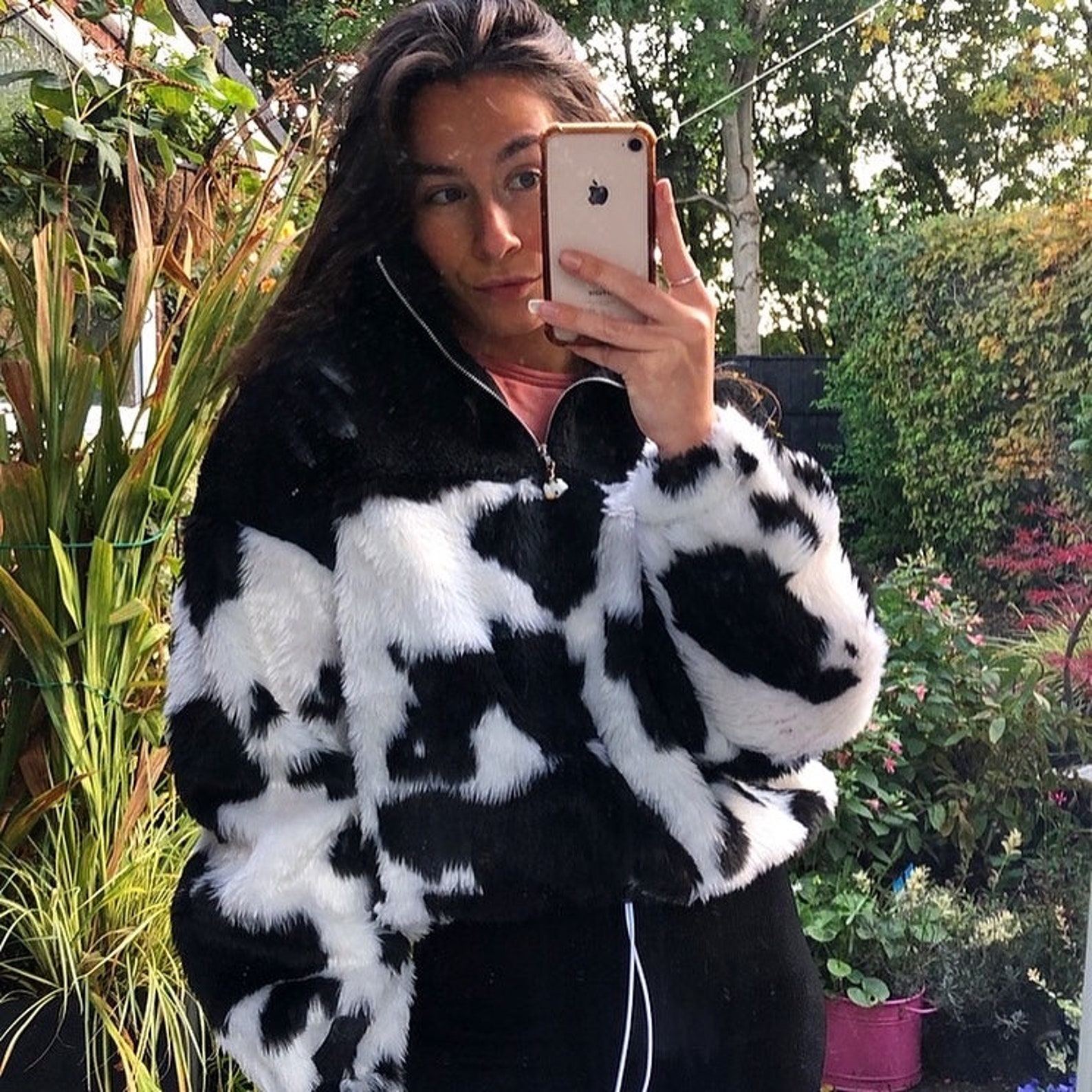 Handmade Faux Fur Cow Jumper Jacket - Etsy